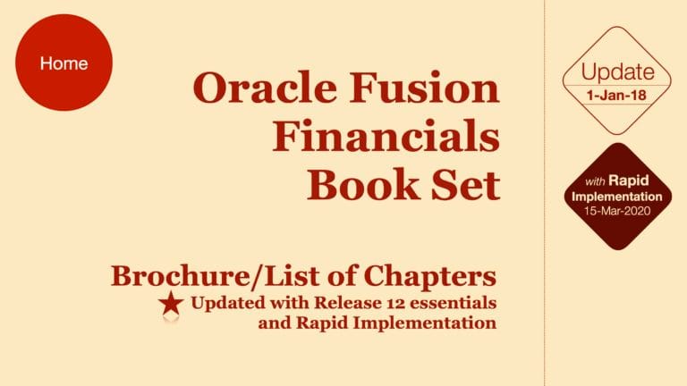 Fusion Book Set | OracleErpGuide.com