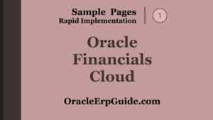 Fusion Rapid Implementation | OracleErpGuide.com