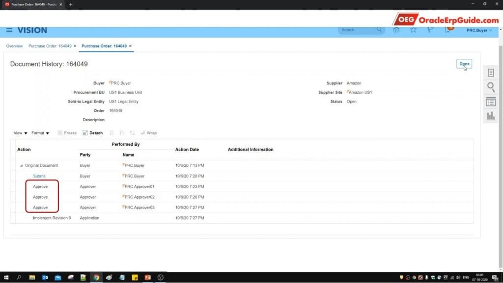 Parallel Approvals In Oracle Fusion SCM | (50+ Snaps)