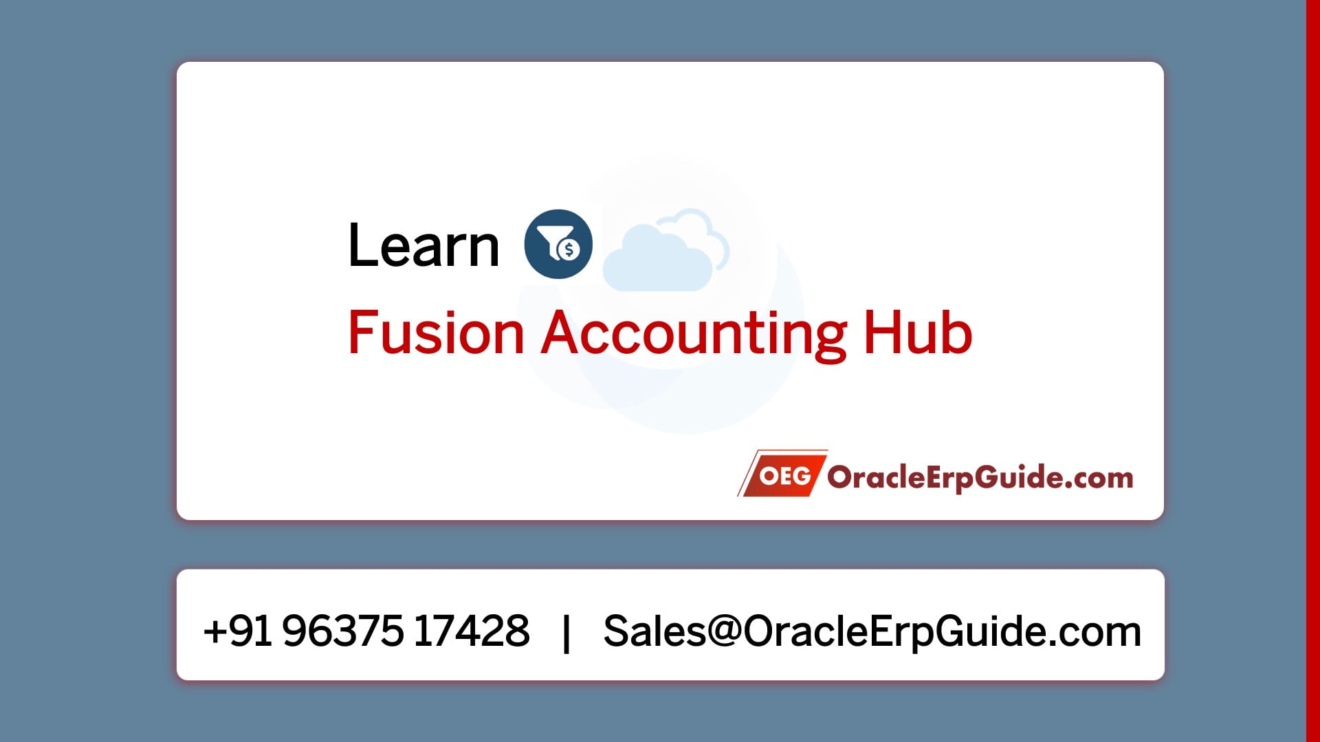 Oracle Fusion Accounting Hub | 150+ Valuable Practical Steps