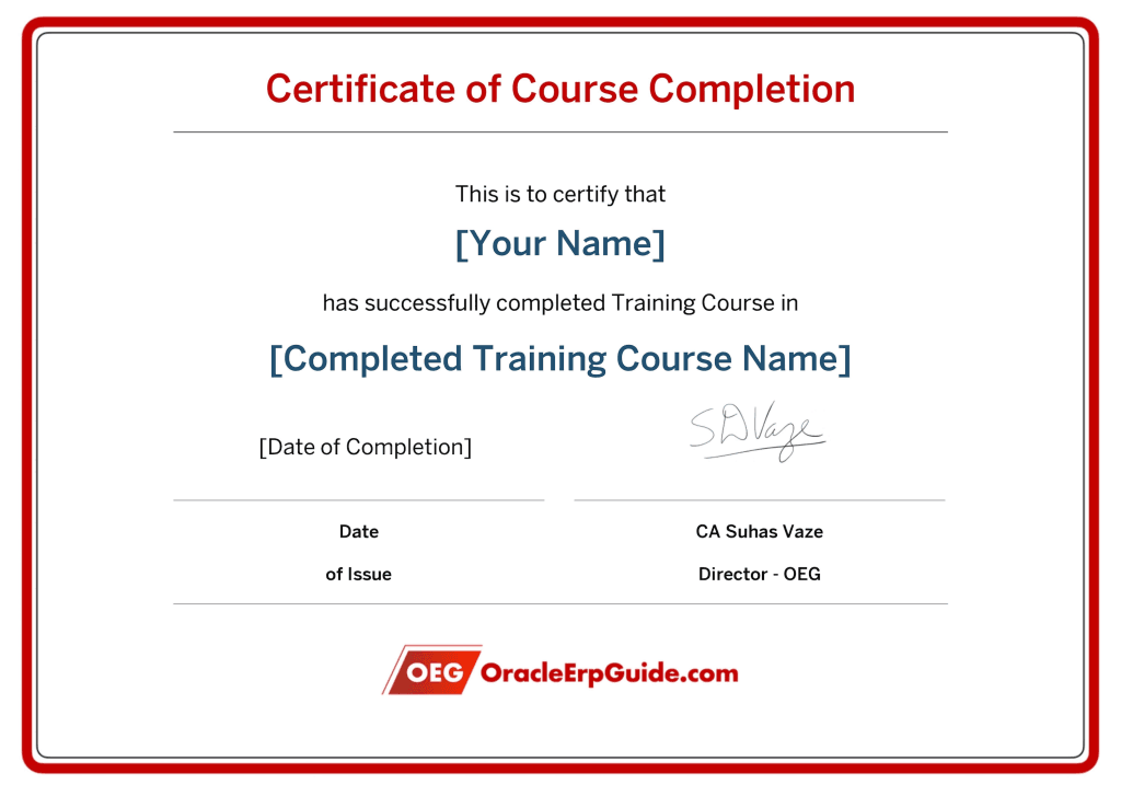 OEG One | OracleErpGuide.com