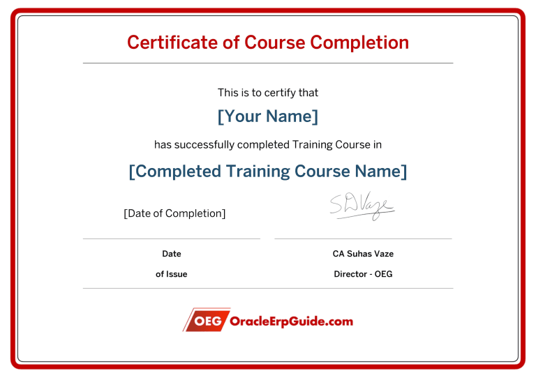 OEG One | OracleErpGuide.com