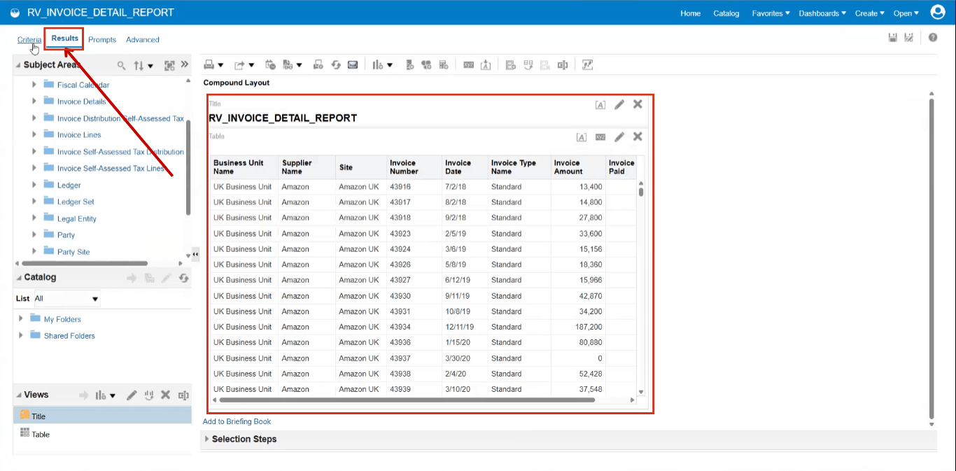 Creating And Formatting OTBI Reports In Oracle Fusion | OracleErpGuide.com