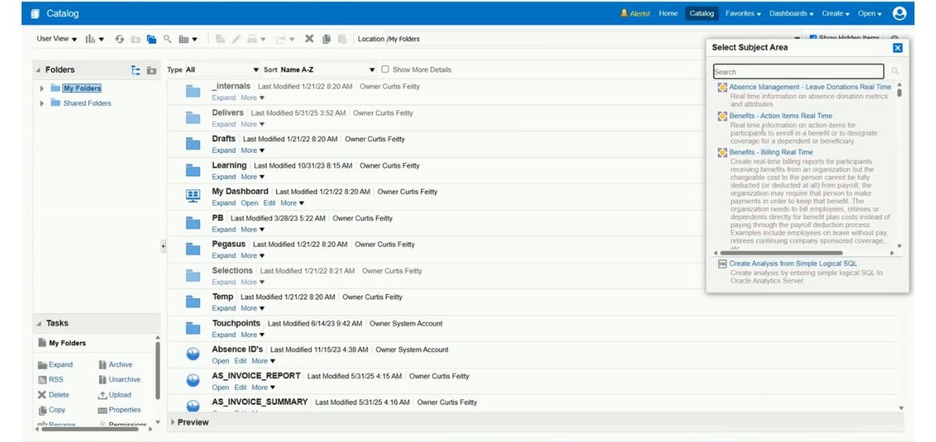Concept & Navigation In OTBI - Oracle Fusion Cloud | OracleErpGuide.com