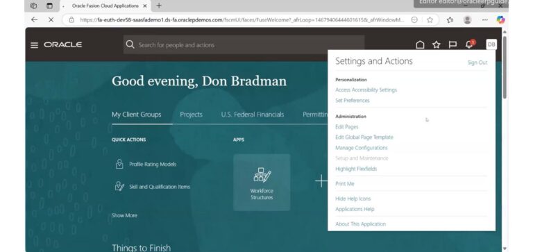 Creation Of Project Role Configuration | OracleErpGuide.com