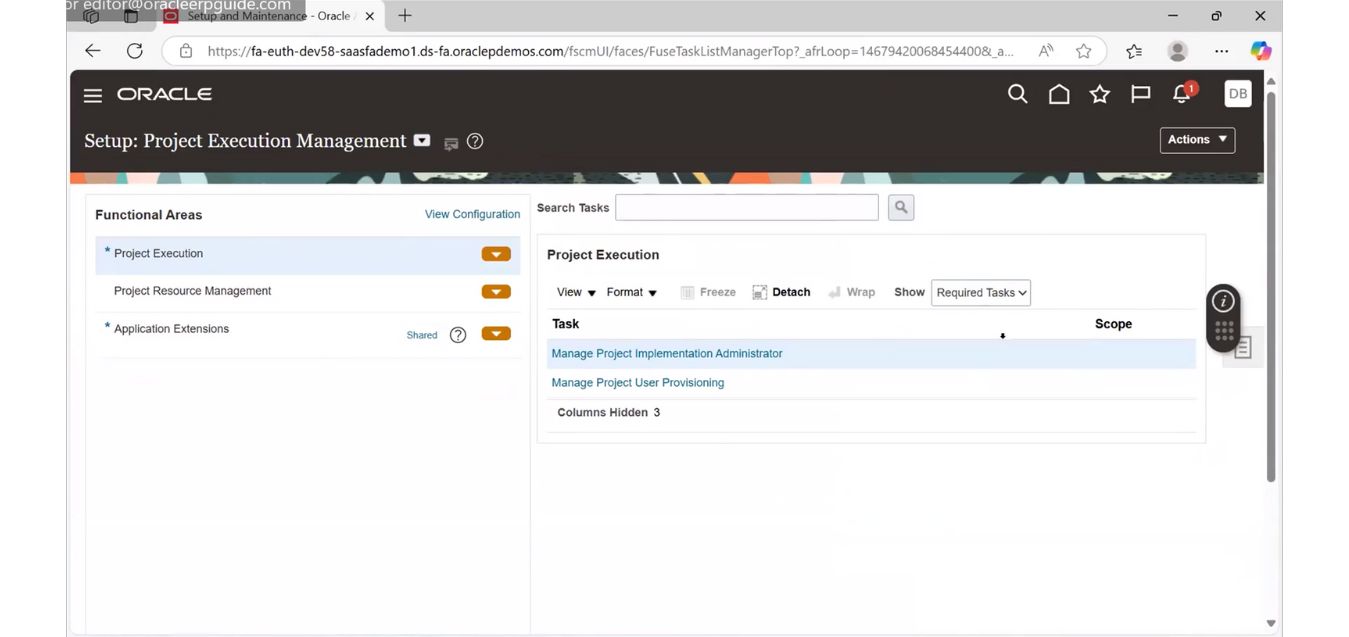 Creation Of Project Role Configuration | OracleErpGuide.com