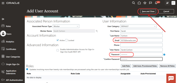 Create Users And Assign Roles | OracleErpGuide.com