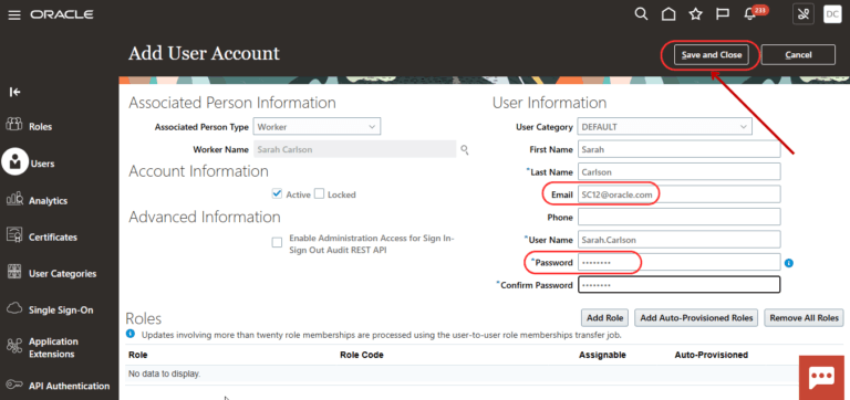 Create Users And Assign Roles | OracleErpGuide.com
