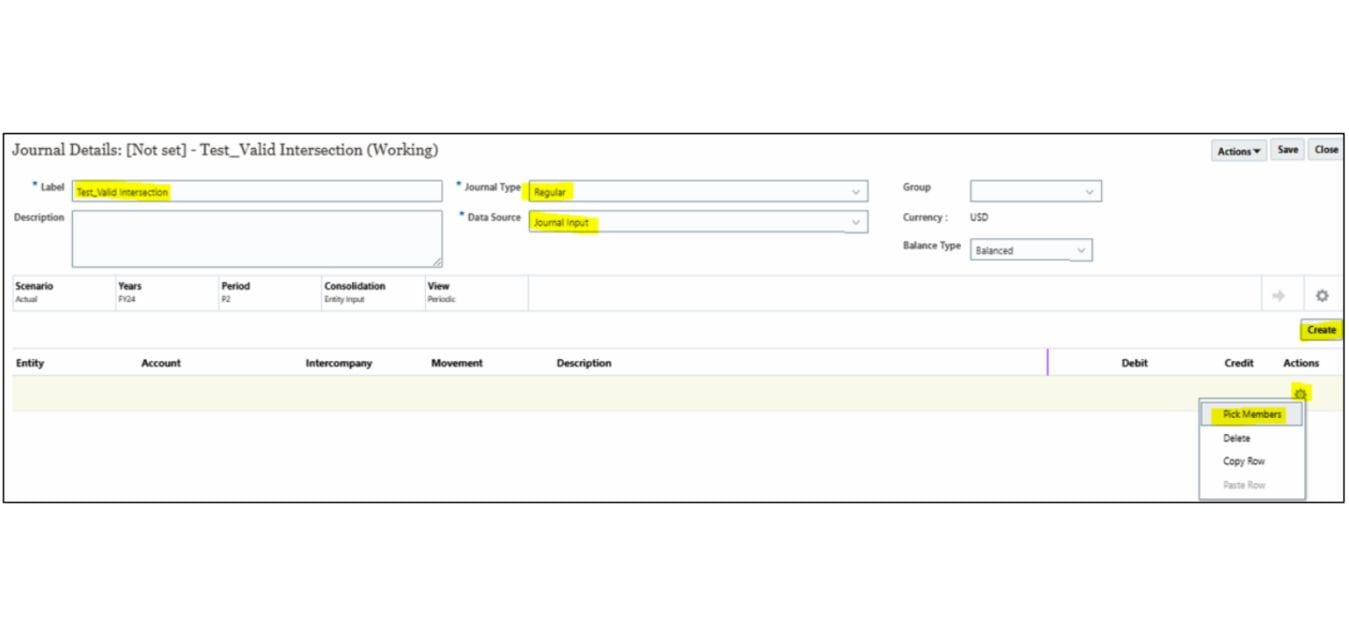 Valid Intersections In Oracle EPM Cloud | OracleErpGuide.com