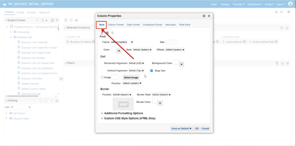 Creating And Formatting OTBI Reports In Oracle Fusion | OracleErpGuide.com