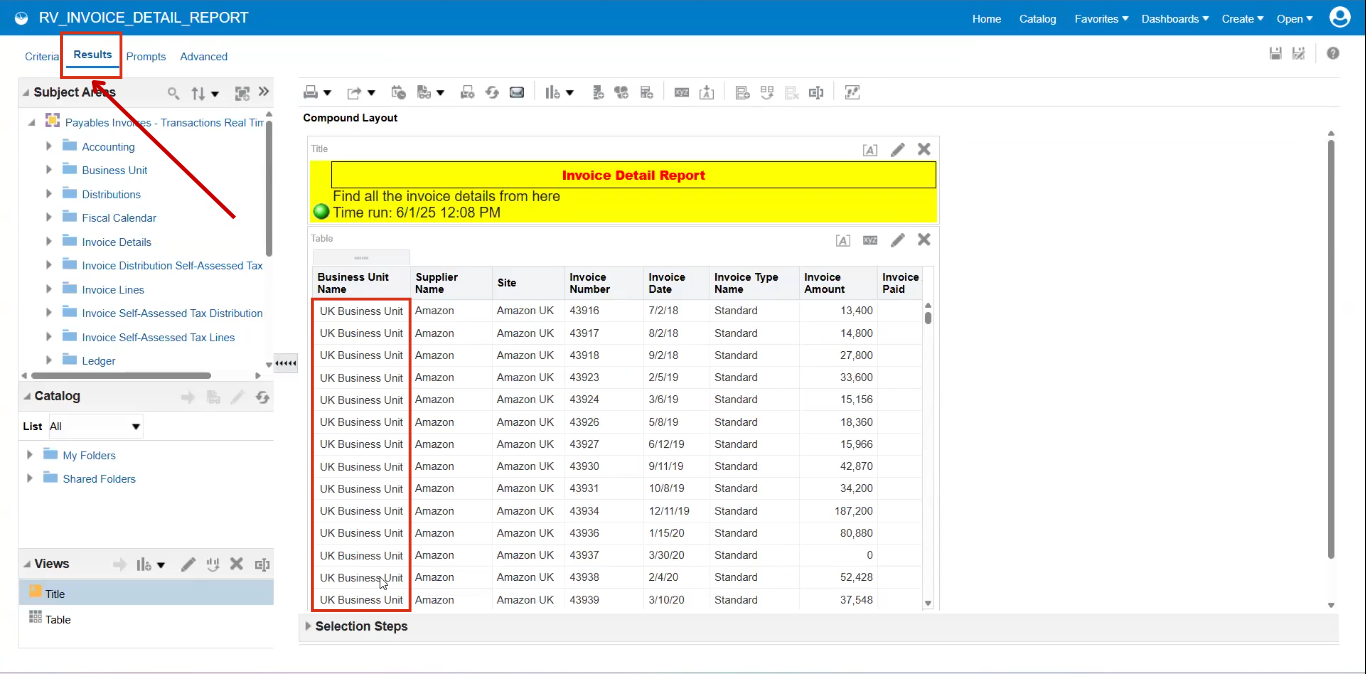 Creating And Formatting OTBI Reports In Oracle Fusion | OracleErpGuide.com